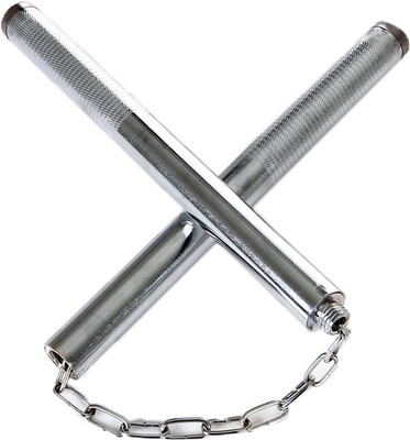 Buy Vinex Nunchaku Steel Gymnastic Stick - 11 inch(Silver) on Flipkart ...